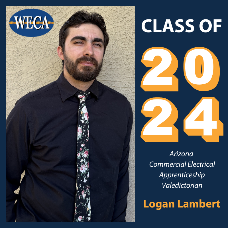 WECA Valedictorian Logan Lambert